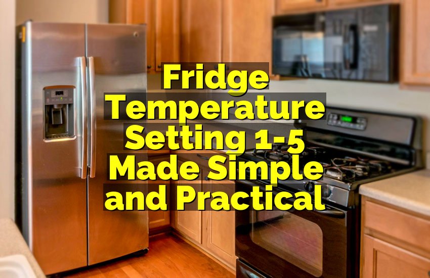 Fridge Temperature Setting 1-5 Made Simple and Practical
