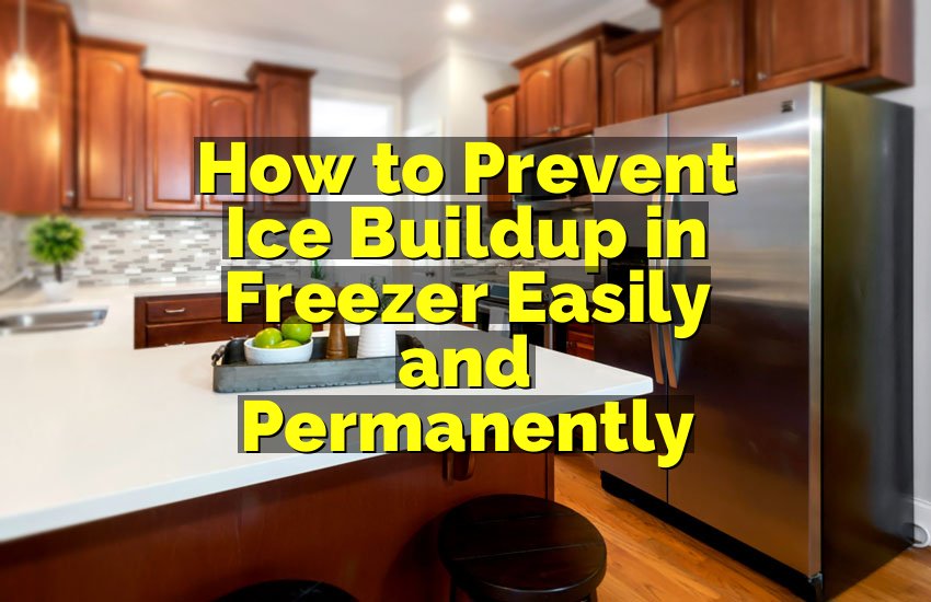 How to Prevent Ice Buildup in Freezer Easily and Permanently