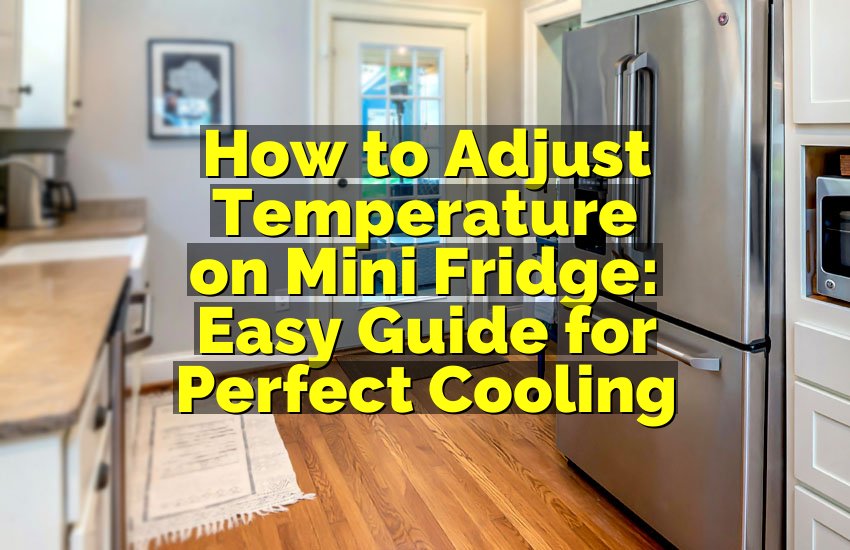 How to Adjust Temperature on Mini Fridge: Expert Tips