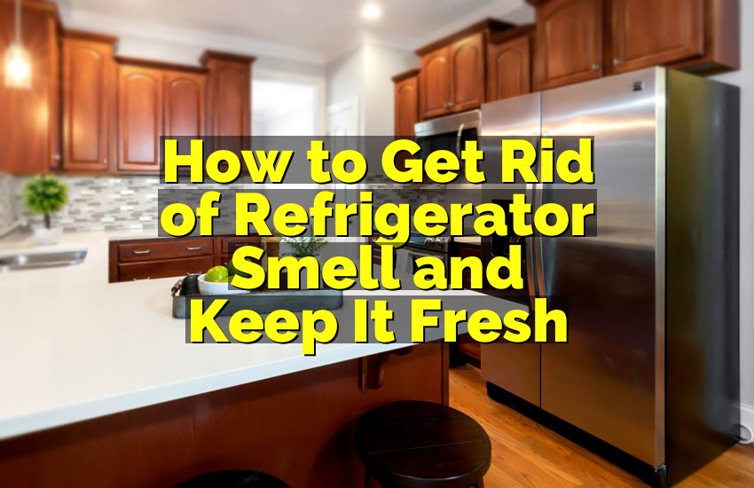 How to Get Rid of Refrigerator Smell and Keep It Fresh